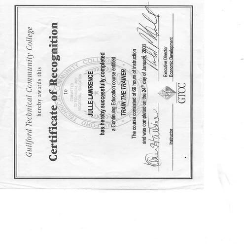 training cerificate | PDF