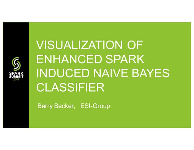 Visualization of Enhanced Spark Induced Naive Bayes Classifier with ... Visualization of Enhanced Spark Induced Naive Bayes Classifier with ...