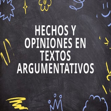 Hechos Y Opiniones | PPT