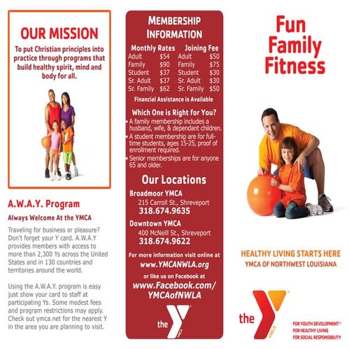 YMCA Tri-Fold | PPT