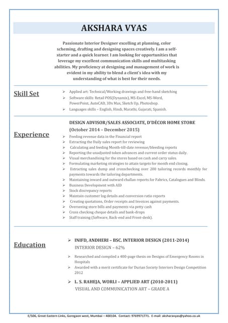 RASHMI KUNDNANI c.v | PDF