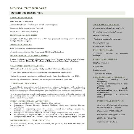 Messerly, Victoria - Resume | PDF