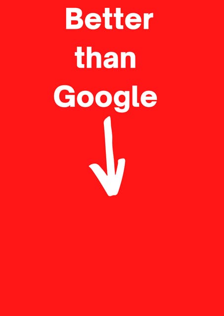 Better than Google. | PDF
