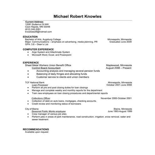 -Michael Resume.doc- | PDF