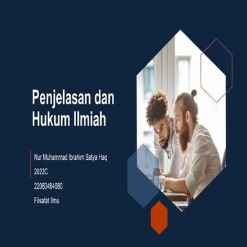 22C_080_Nur Muhammad Ibrahim Satya Haq_Penjelasan dan Hukum Ilmiah.pptx