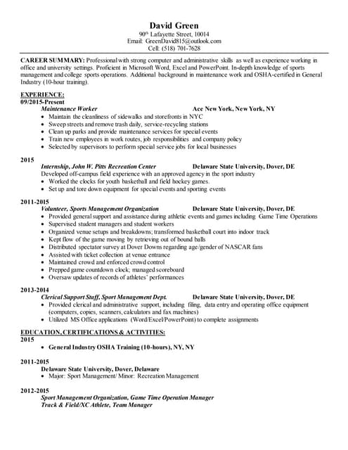 Resume 2 | DOCX