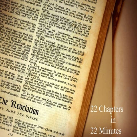 22 chapters in 22 minutes | PPTX