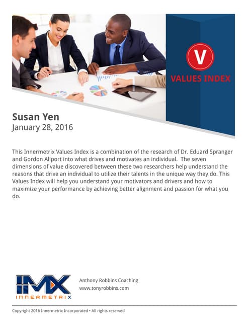 Susan Yen presentations