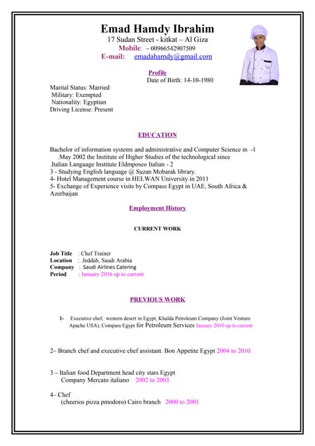 Mahmoud Badr CV | RTF | Islam | Religion & Spirituality