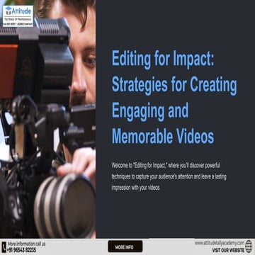 Mastering the Art: Video Editing Techniques Unveiled | PPT
