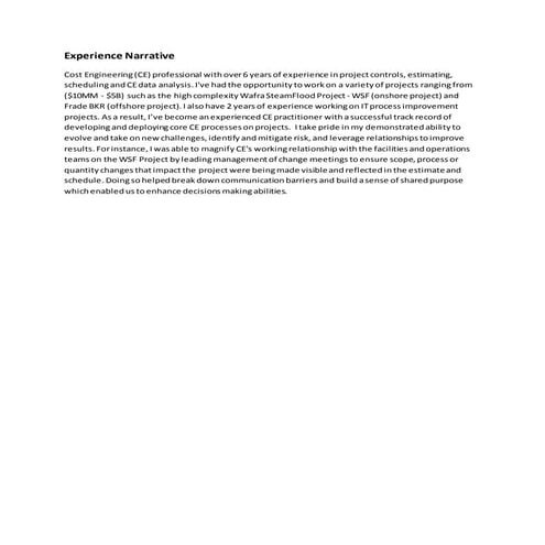 Experience Narrative ver2 | DOCX