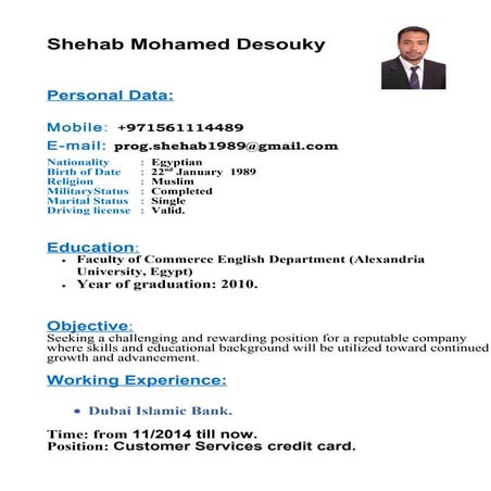 Shehab CV | DOC