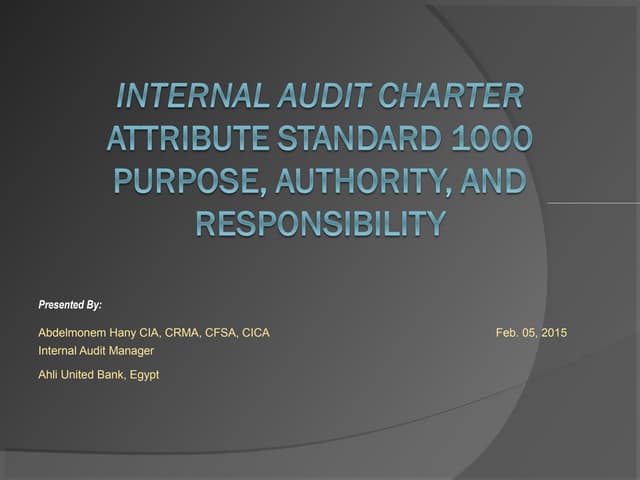 Jenitha John on Auditing, Growth, and Governance | PDF