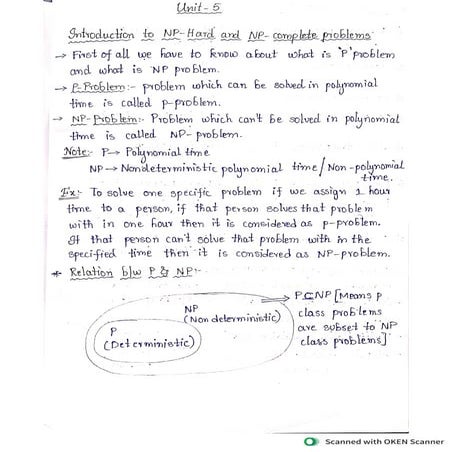 design and analysis of algorithm unit 5 data | PDF