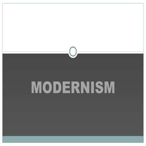 22 modernism | PPT