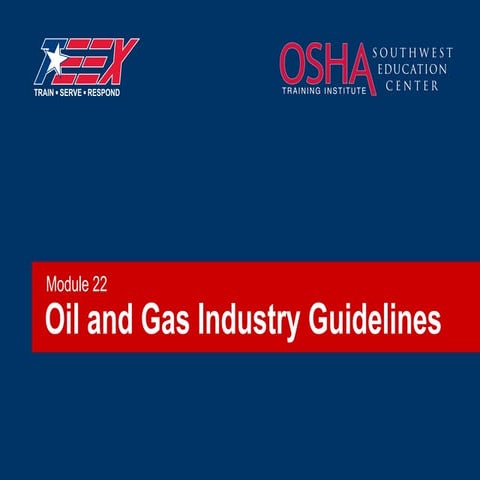 22 oil gas_industry_guidelines | PPT