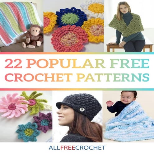 22 popular free crochet patterns | PDF