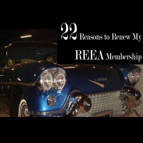 22 Reasons on why you should join REEA | PPTX