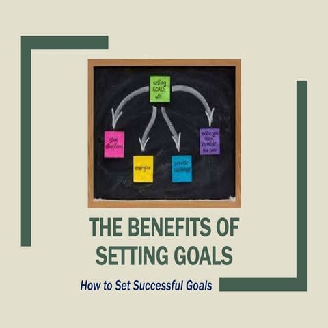 The benefits of setting goals | PPTX