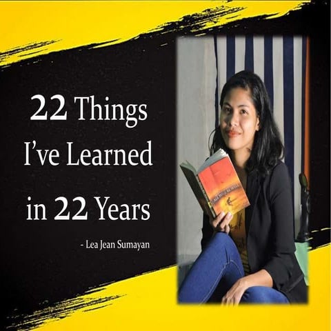 22 things I've Learned in 22 Years | PPT