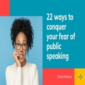 22 Ways To Conquer Your Fear Of Public Speaking Pdf