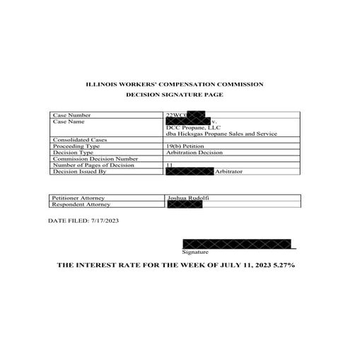 Arbitrator Awards TTD and Surgery for Work Injury | PDF