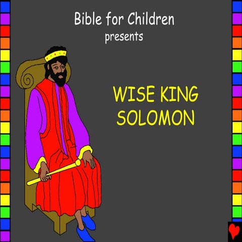 Wise Man King Solomon daniel and his firneds | PDF