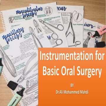 Instrumentation for Basic Oral Surgery Dr.Ali Mohammed AbuTrab | PPTX