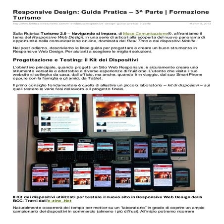 Responsive Design: Guida Pratica – 3^ Parte | PDF