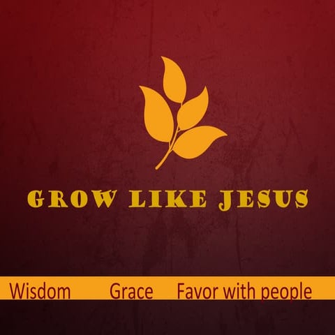 Grow like jesus | PPT