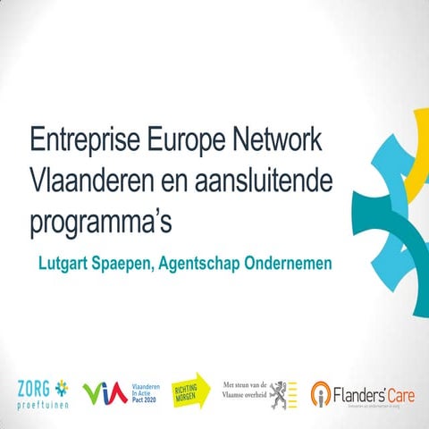 Entreprise Europe Network Vlaanderen - Lutgart Spaepen | PPT