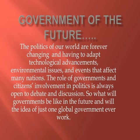 23. future government | PPT
