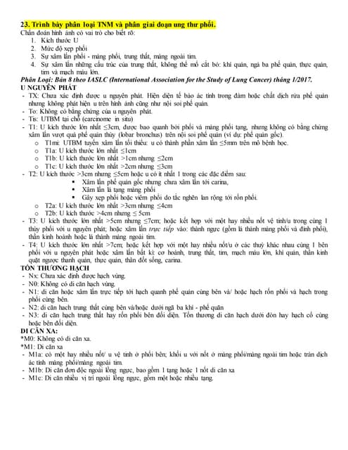 Phân độ TNM của ung thư đại - trực tràng và Ung thư dạ dày theo AJCC 8th | PDF