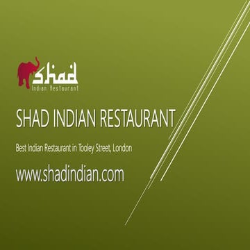 Shad Indian | Top-Ranked Indian Restaurant & Takeaway in Southwark ...