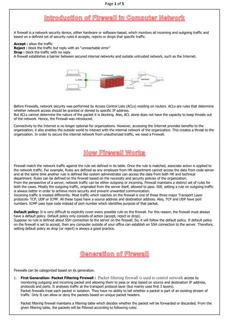 Explain The Differences Between A Stateless And A Stateful Firewall Pdf