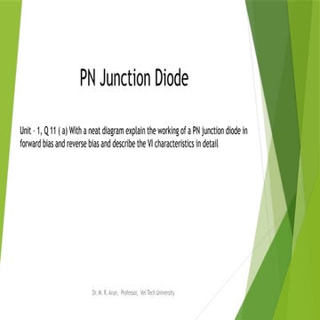 PN Junction Diode Full details about that | PPTX