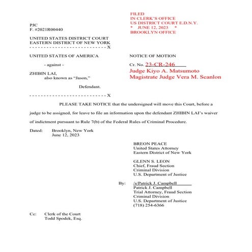 23-CR-246__Zhibin_Lai__Notice_of_Motion_Rule_7_b_.pdf