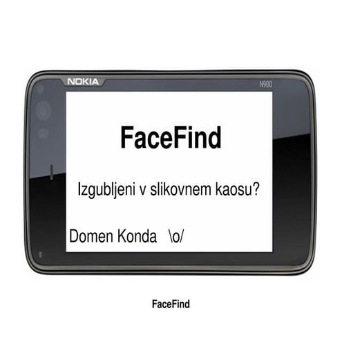 Facefind - Domen Konda | PDF