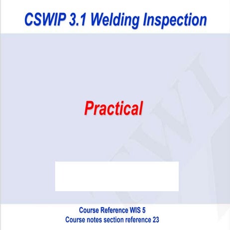 23-WIS5 Visual Inspections 2006 Addition | PDF