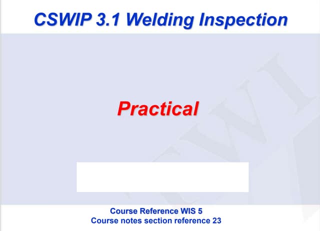 Twi welding training_6 | PDF