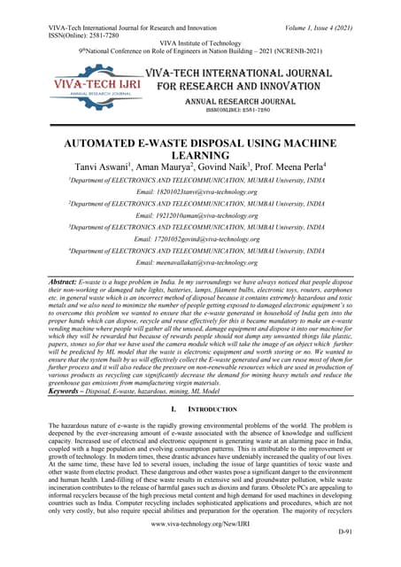 FYP_review_01_25-11-23 deep learning approach for electronic waste ...