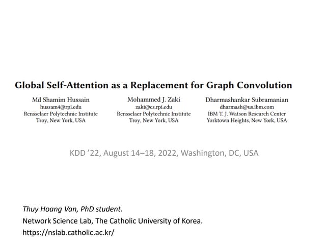 AI-CUK Joint Journal Club: V.T.Hoang, Review on AI-CUK Joint Journal Club: V.T.Hoang, Review on