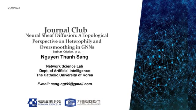 NS-CUK Joint Journal Club: S.T.Nguyen, Review on NS-CUK Joint Journal Club: S.T.Nguyen, Review on