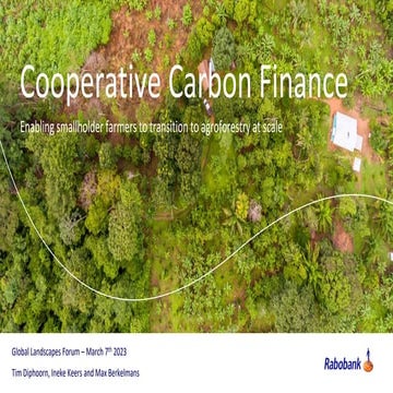 Cooperative carbon finance | PPTX