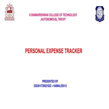 Daily Expense Tracker BSc.CSIT Project Nepal | PDF
