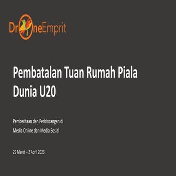 Pembatalan U20 dan Kedatangan Timnas Israel | PDF
