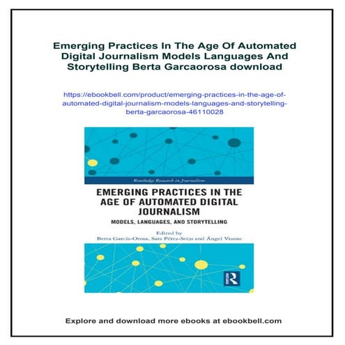 Emerging Practices In The Age Of Automated Digital Journalism Models ...