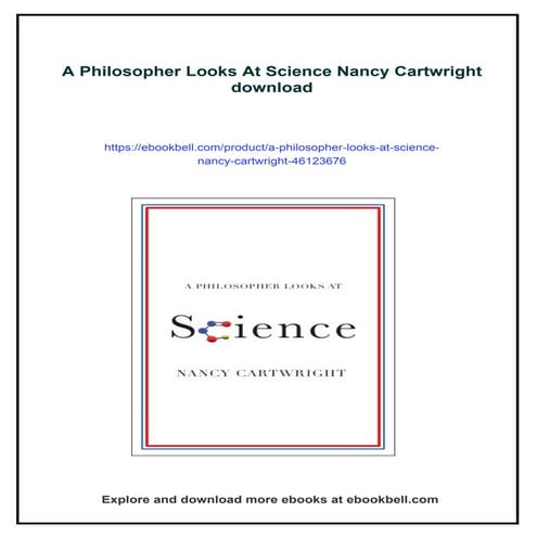 A Philosopher Looks At Science Nancy Cartwright | PDF