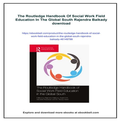 The Routledge Handbook Of Social Work Field Education In The Global ...