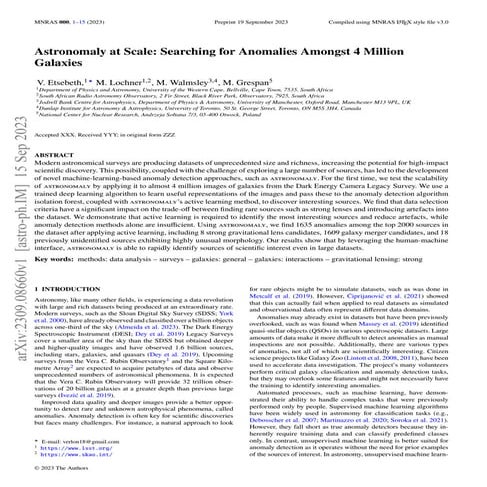 Astronomaly at Scale: Searching for Anomalies Amongst 4 Million ...